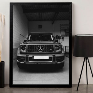 Mercedes G Class Poster Digital Download,mercedes G Wagon Print,black ...