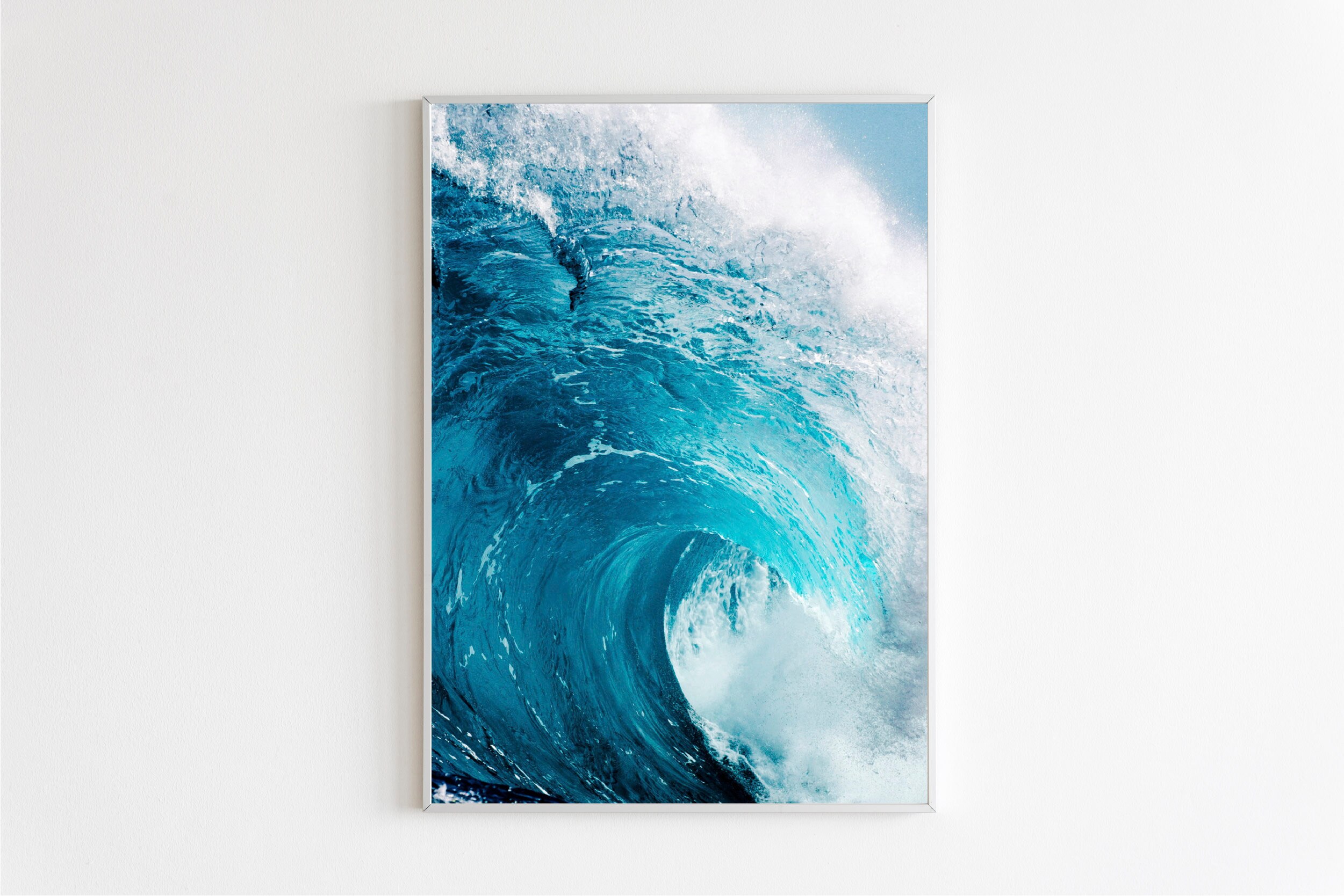 Ocean Wave Art Print Ocean Wall Art Digital Downloadgiant - Etsy