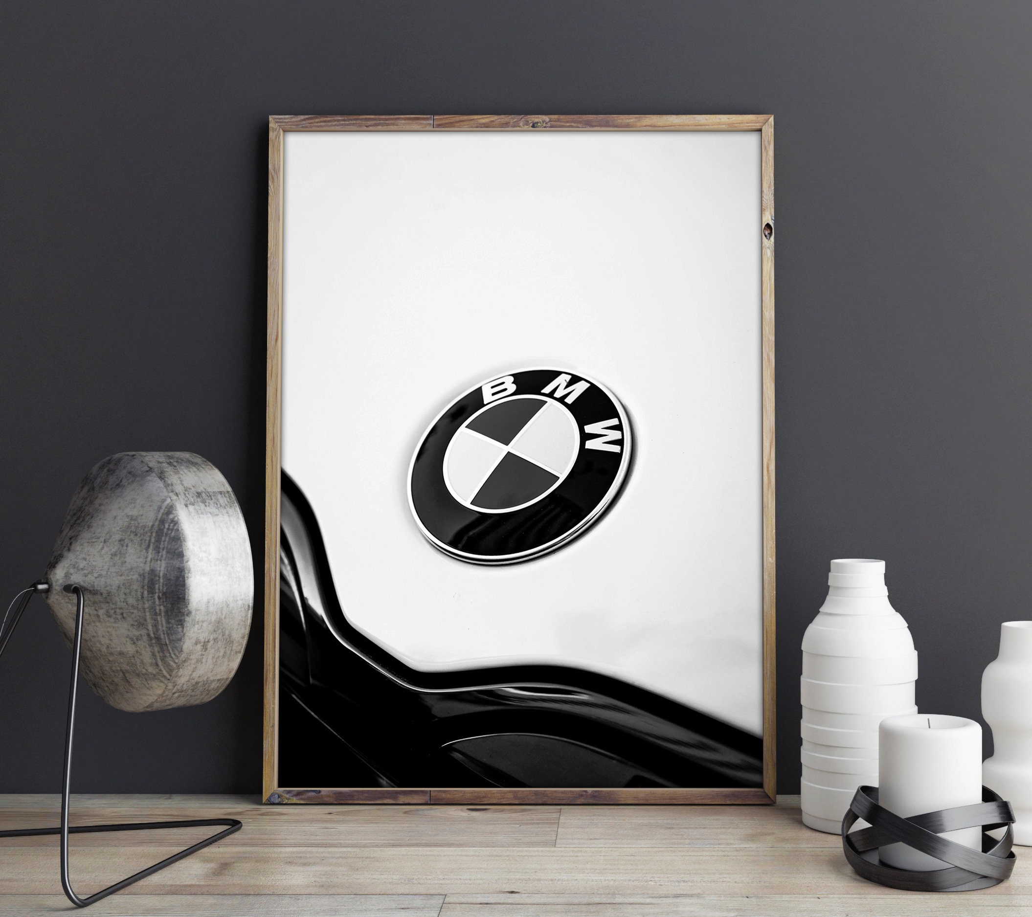 Printable Close up Bmw Photo Poster Digital Download,iconic Bmw Print ...