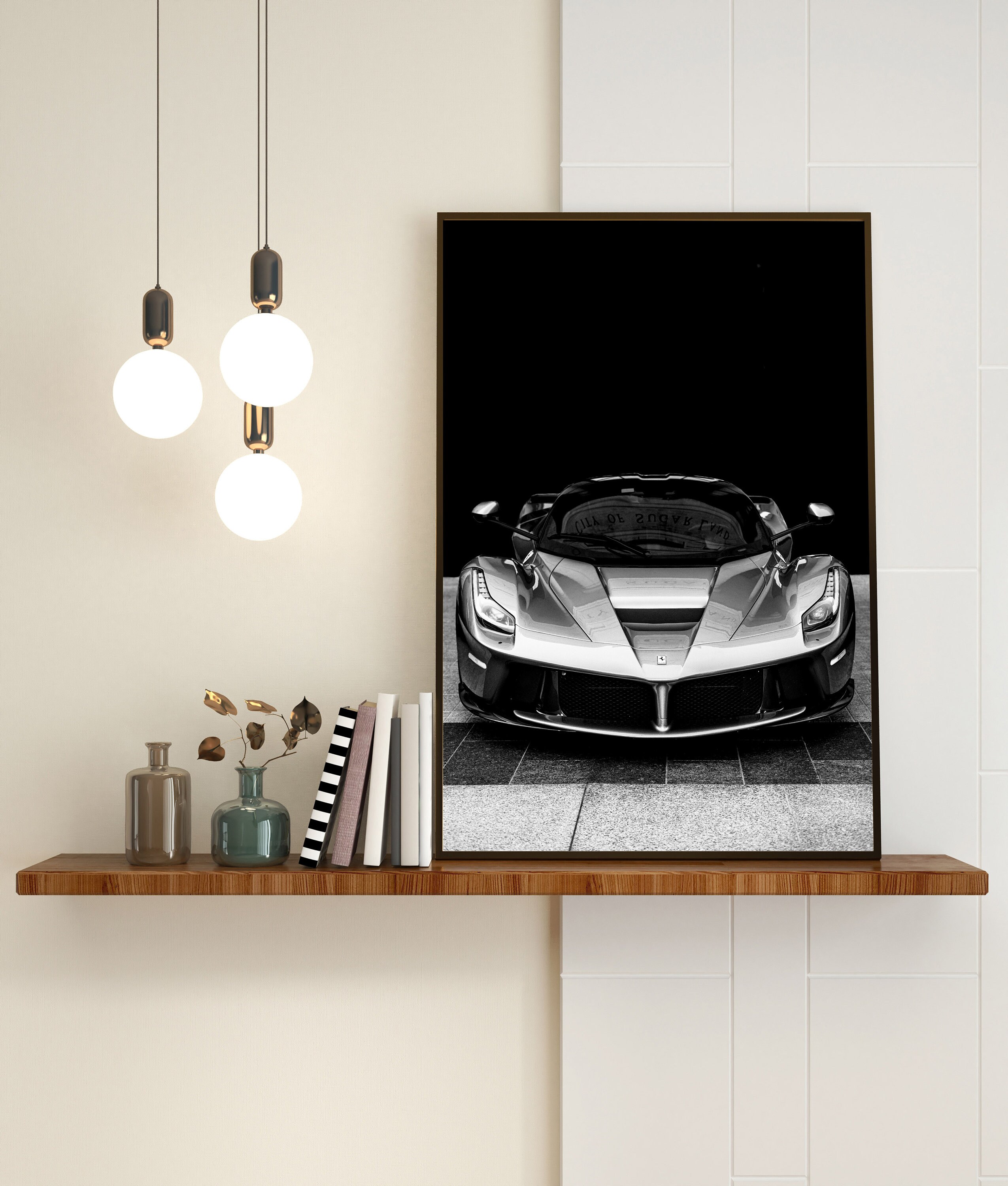 La Ferrari Poster Digital Download, Supercar Wall Art, Laferrari Print ...