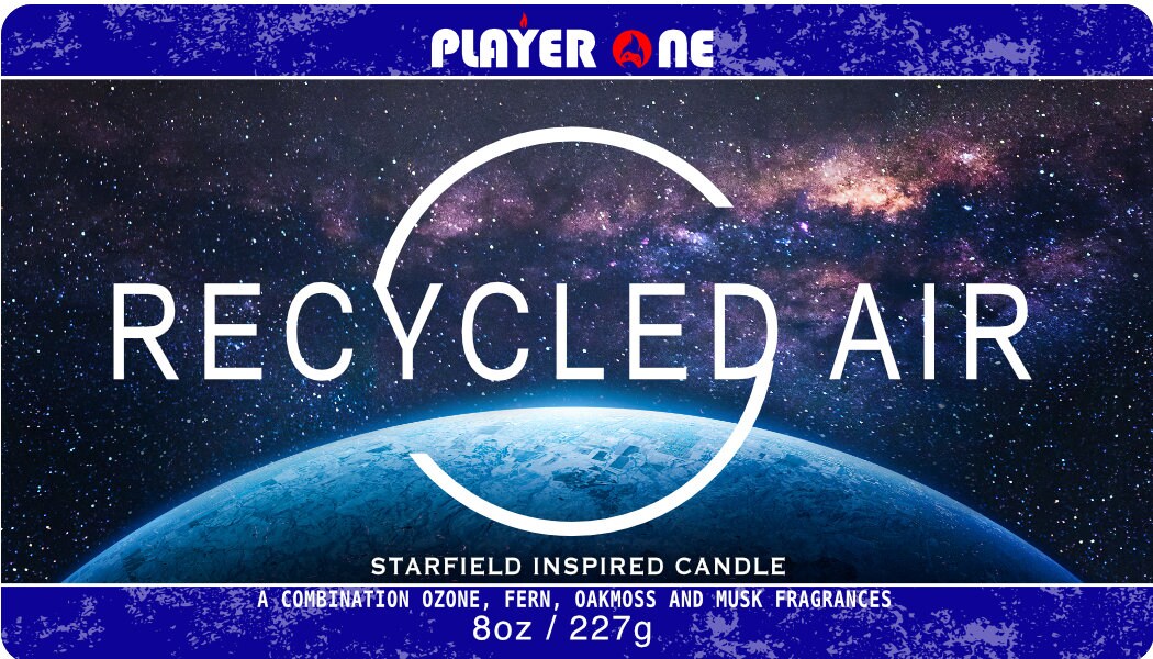 Recycled Air Starfield Bethesda Inspired 8oz Hand Poured Soy Wax Video ...