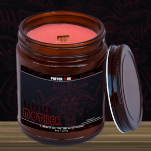 Blessed Mother Lilith Inspired 8 Oz Hand Poured Soy Wax Video Game ...