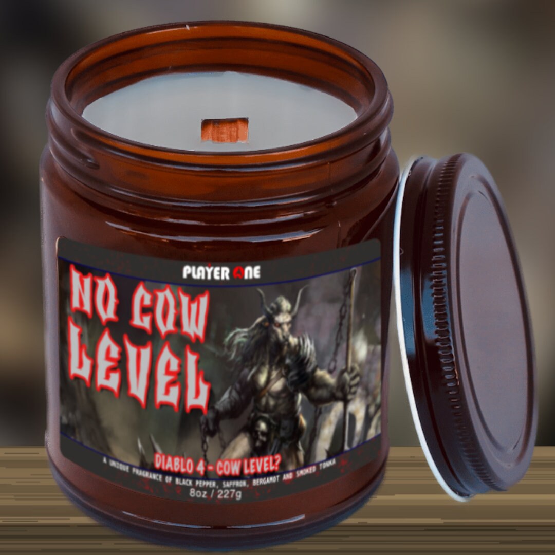 No Cow Level - Diablo 4 Secret Cow Level Inspired 8 Oz Hand Poured Soy ...