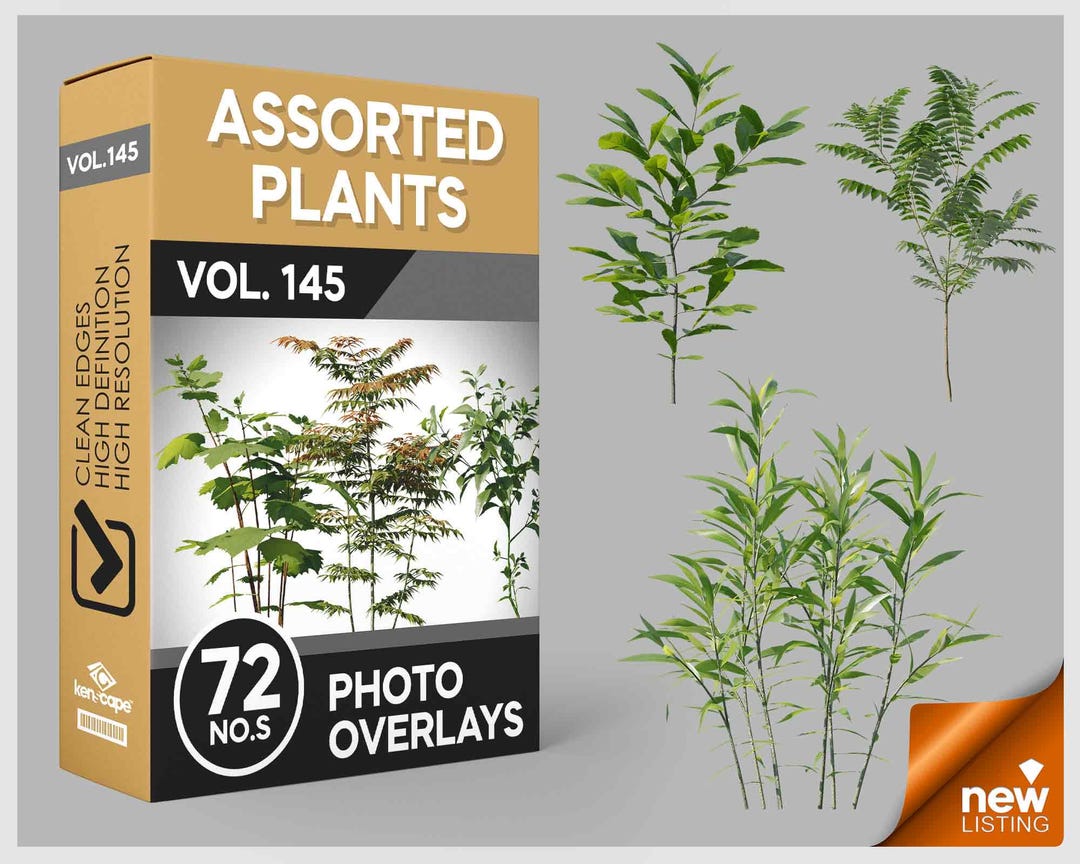 72 Assorted Plants Photo Overlays for Photoshop, Home Plants, Plants ...