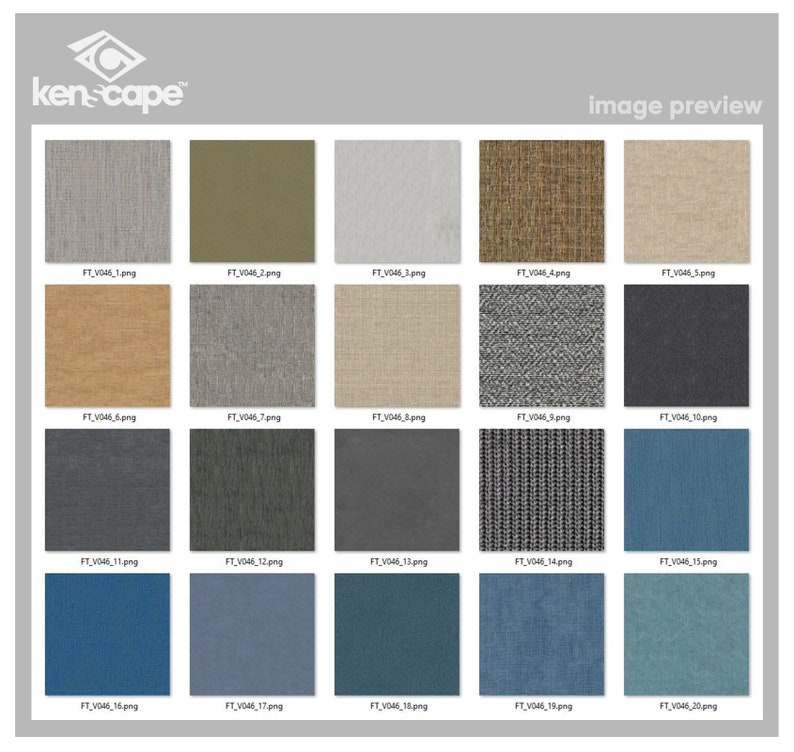 20 Seamless Fabric Textures, Fabric Digital Paper, Linen Textures ...
