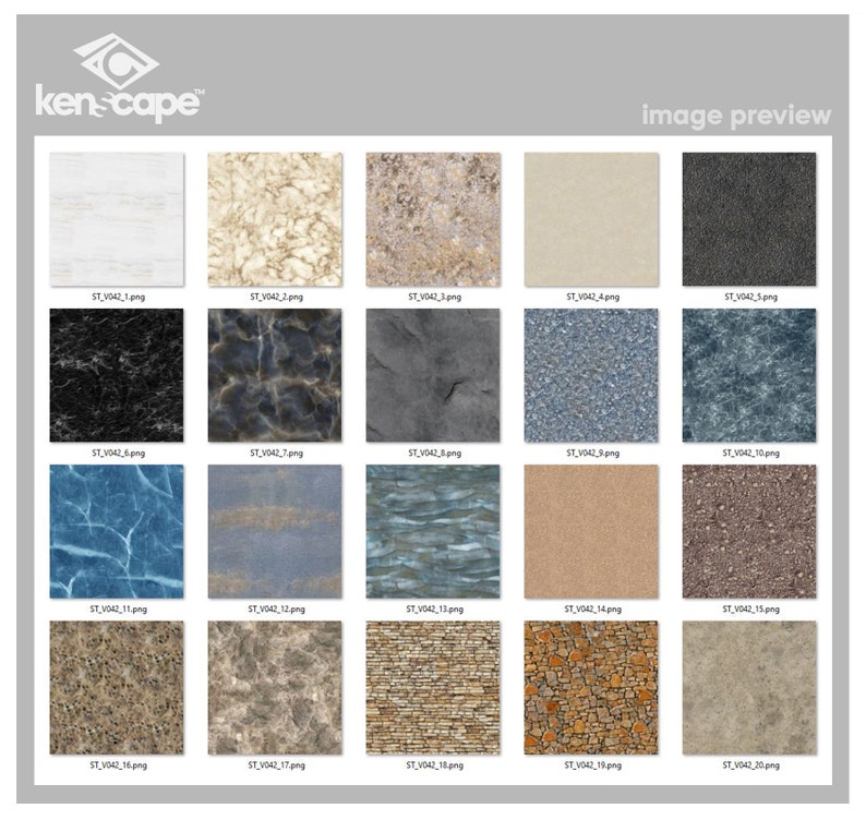 20 Seamless Stone Textures, Stone Digital Paper, Stone Textures, Stone ...