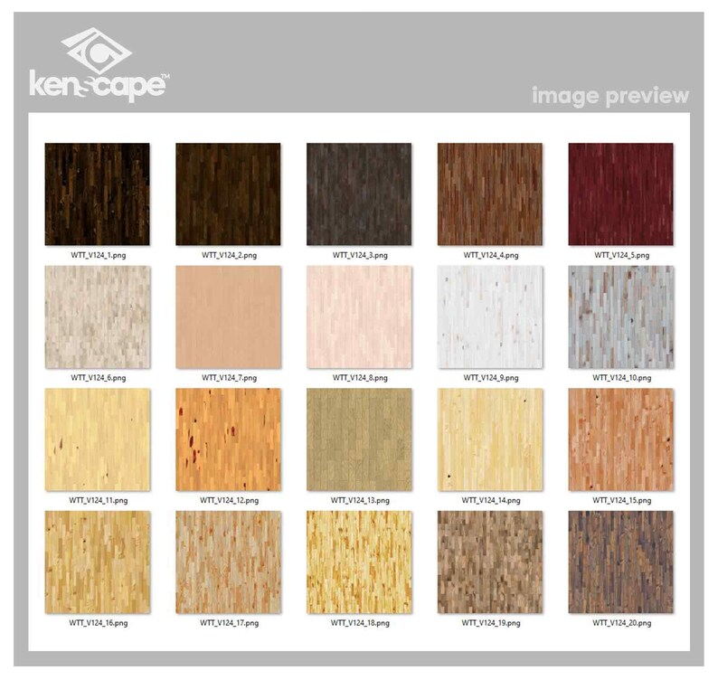 20 Seamless Wood Tile Textures, Wood Digital Paper, Wood Textures, Wood ...