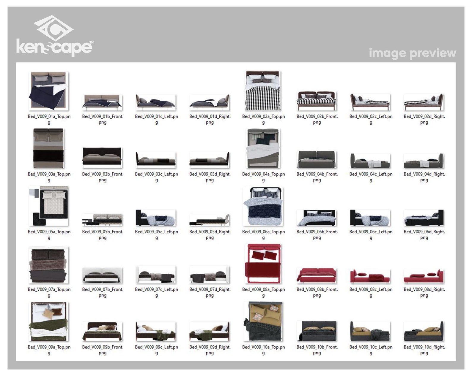 80 Modern Beds Photo Overlays for Photoshop, Beds, Interior, Cutouts ...