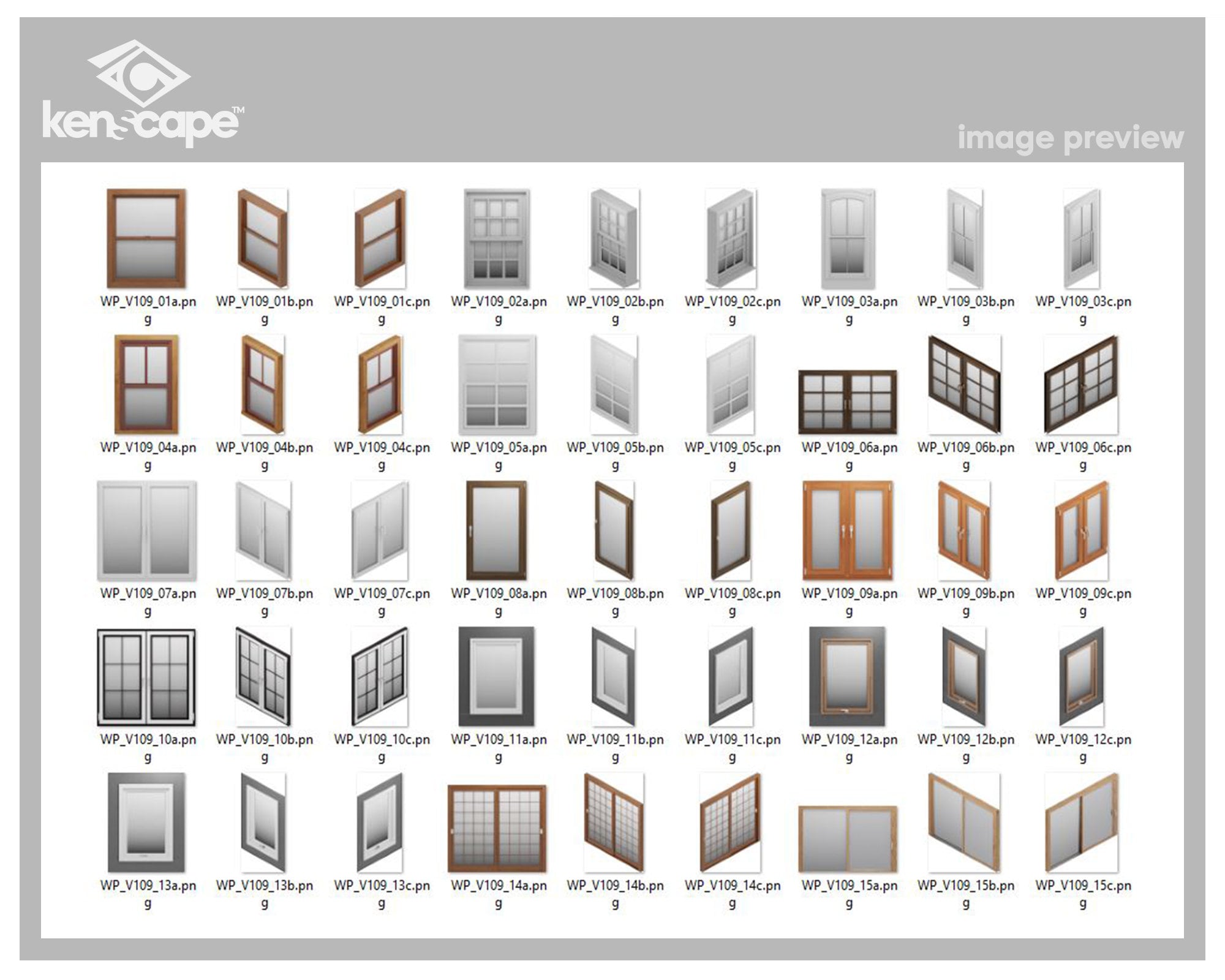 45 Window Panels Overlay for Photoshop, Cutouts, Contemporary, Window ...