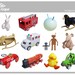 40 Assorted Toys Photo Overlays for Photoshop, Toys, Kid Toys, Playing ...