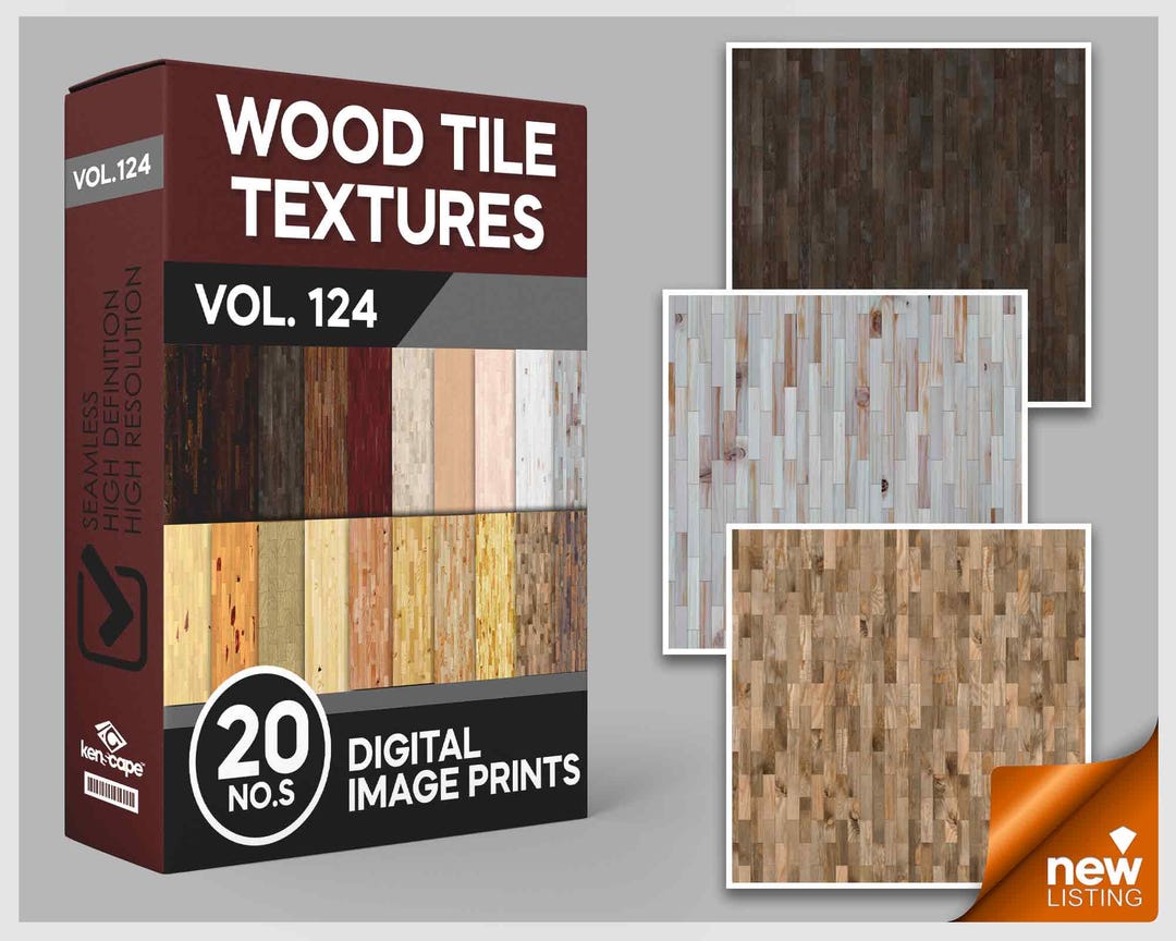 20 Seamless Wood Tile Textures, Wood Digital Paper, Wood Textures, Wood ...