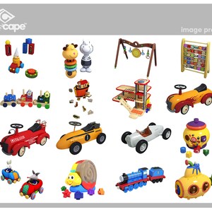 40 Assorted Toys Photo Overlays for Photoshop, Toys, Kid Toys, Playing ...