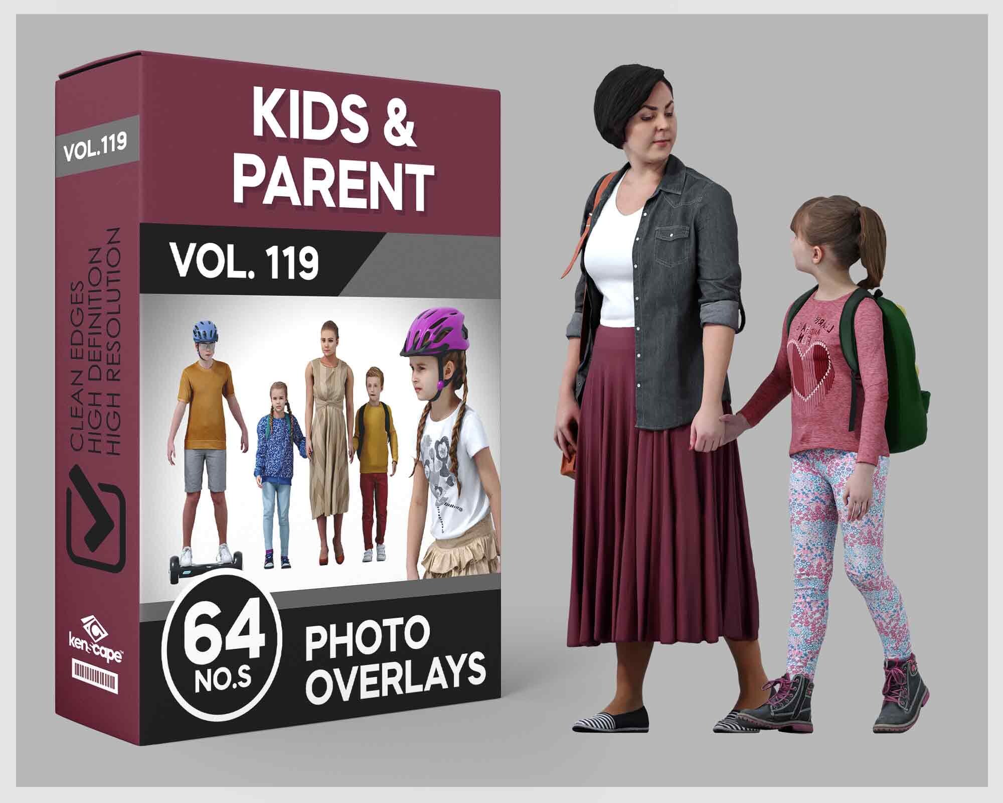 64 Kids & Parent Photo Overlays for Photoshop, People, Child, Boy, Girl ...