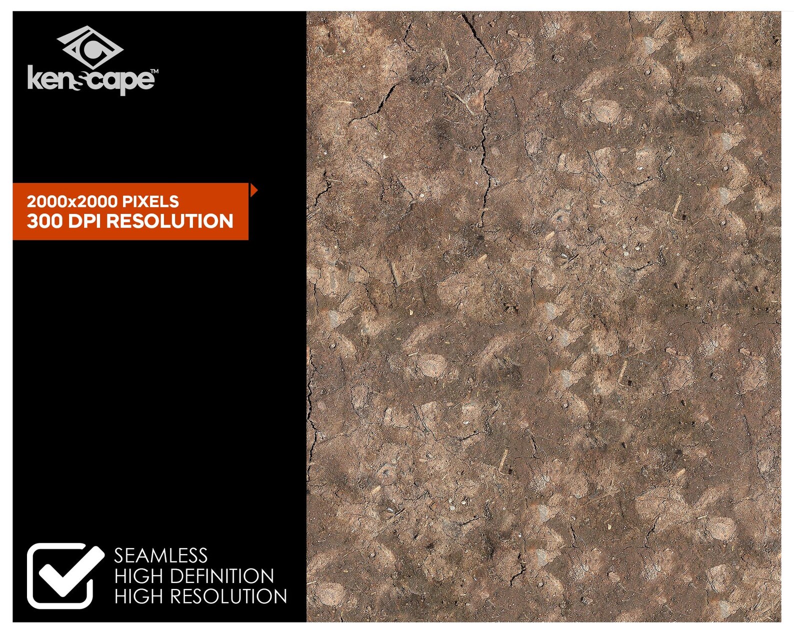 20 Seamless Soil Textures, Soil Digital Paper, Earth Textures, Soil ...