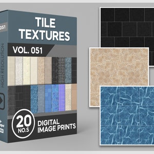 20 Seamless Tile Textures, Tile Digital Paper, Ceramic Tile Textures ...