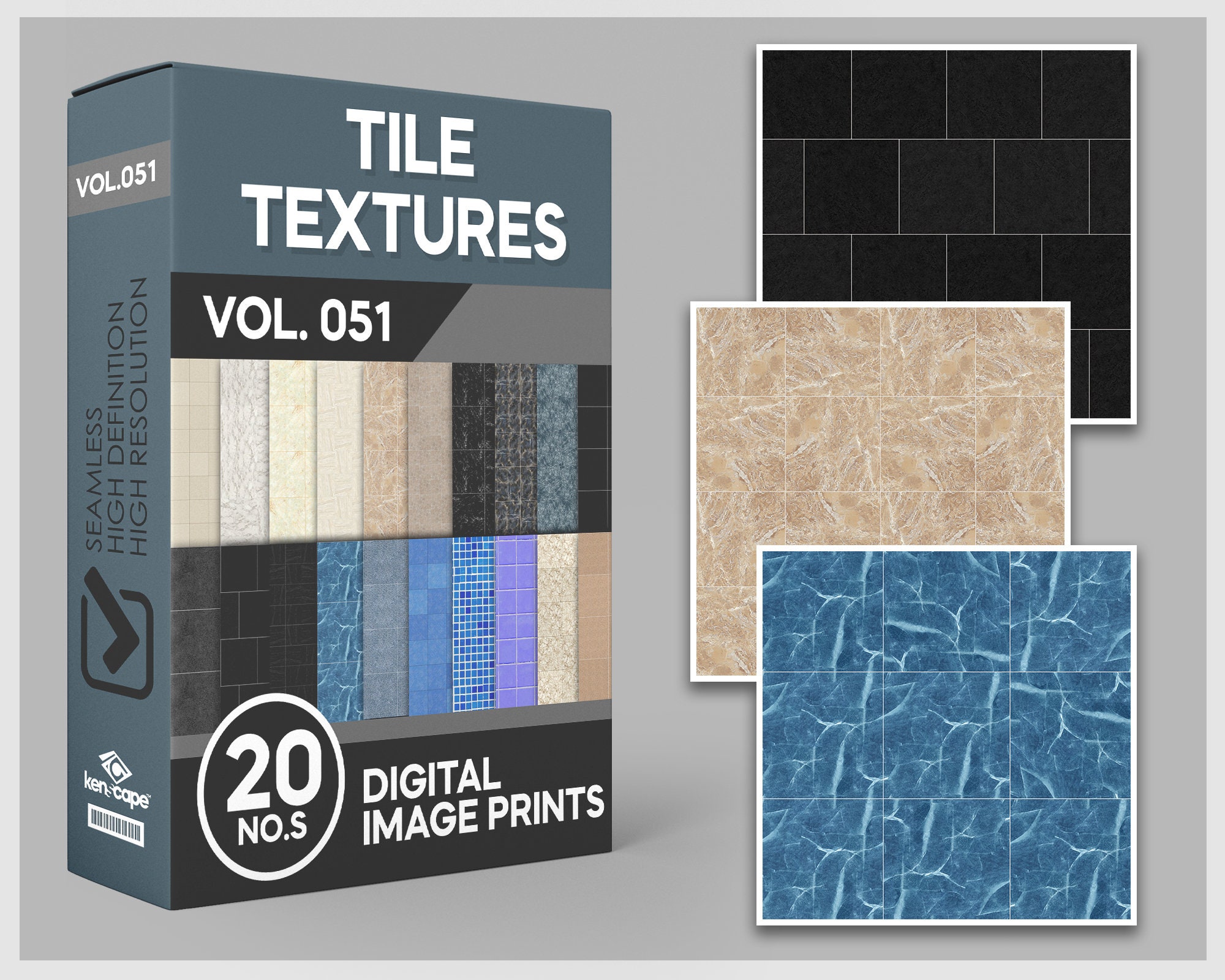20 Seamless Tile Textures, Tile Digital Paper, Ceramic Tile Textures ...