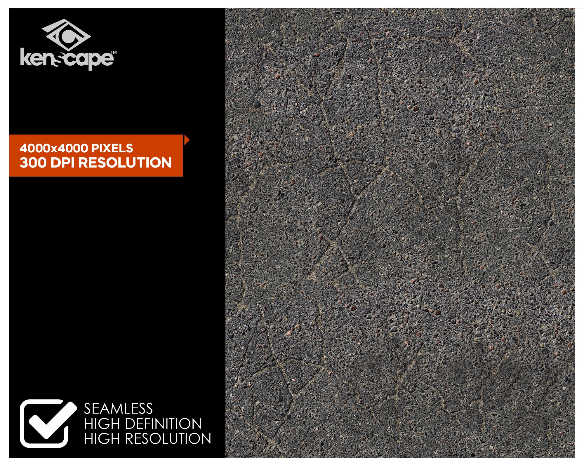 20 Seamless Asphalt Textures, Asphalt Digital Paper, Road Texture ...