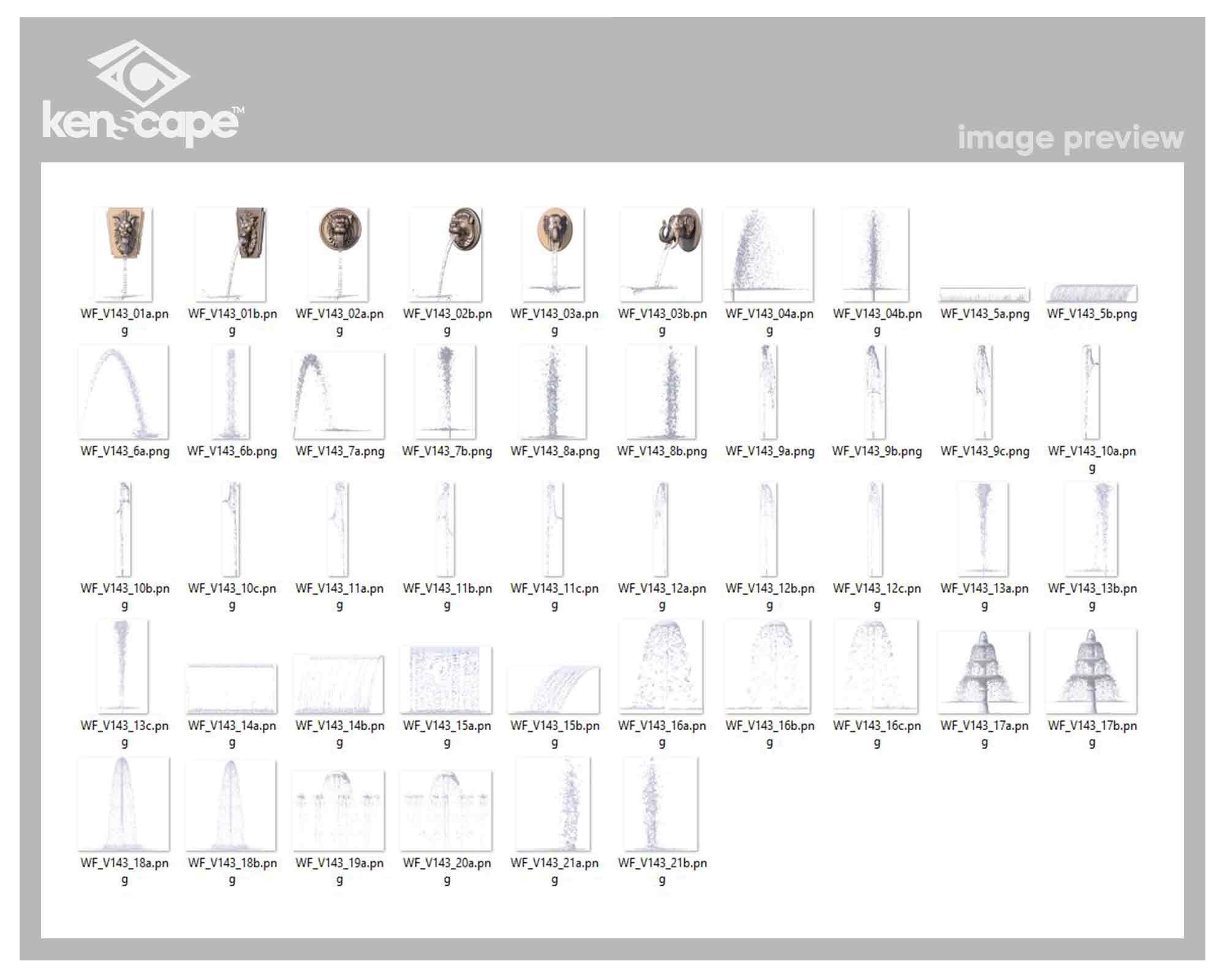 46 Water Fountains Photo Overlays for Photoshop, Fountains, Water ...