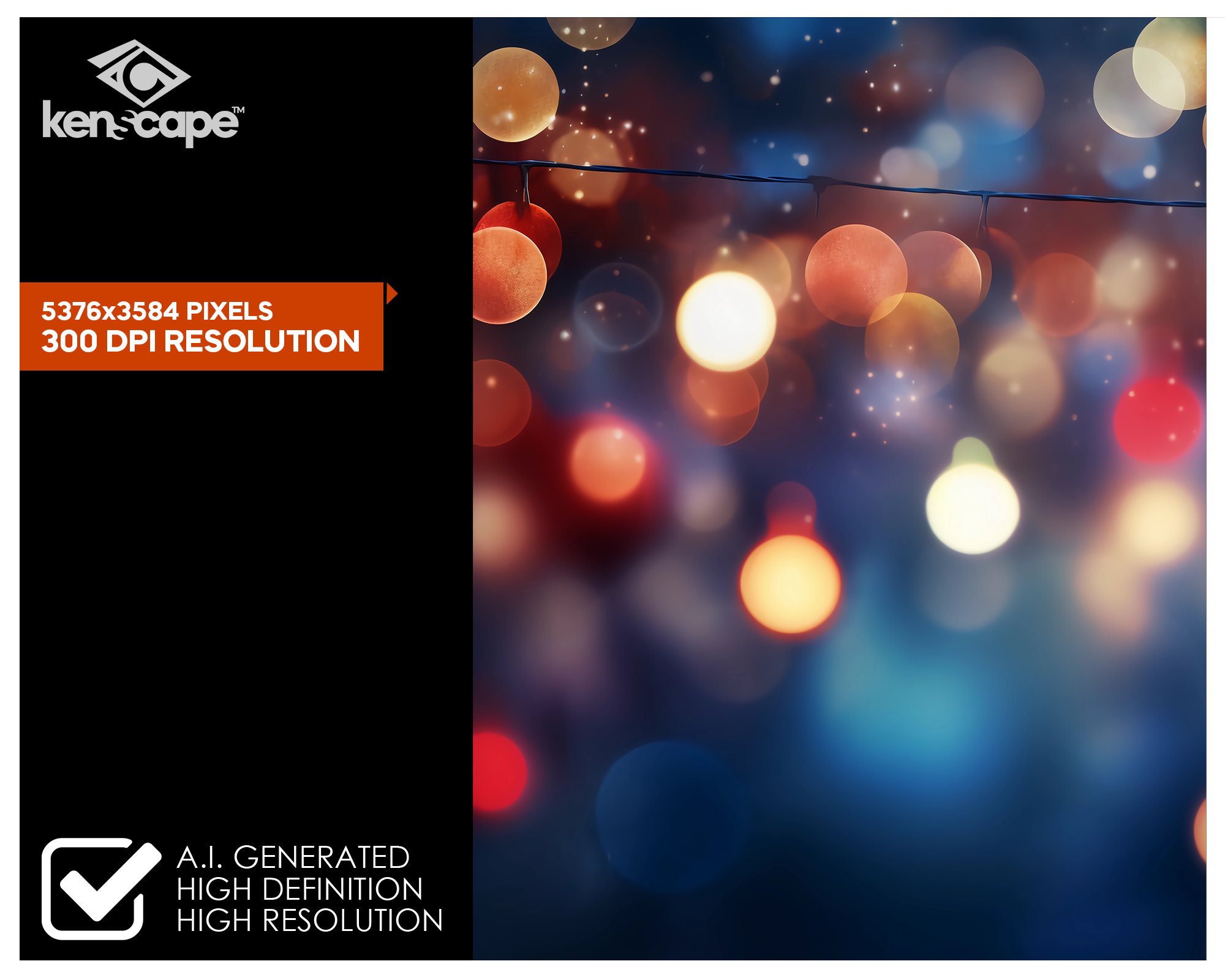 Bokeh String Light Overlays, Christmas Overlays, Fairy Light Photoshop ...