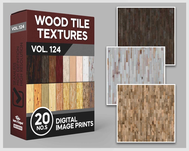 20 Seamless Wood Tile Textures, Wood Digital Paper, Wood Textures, Wood ...