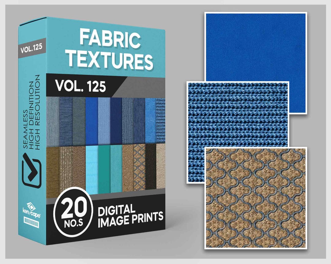 Seamless Fabric Textures: Digital Paper Pack (PNG, 300 Dpi) - Etsy