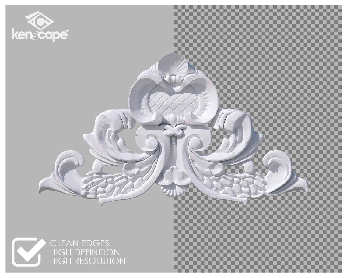 35 Decorative Mouldings Photo Overlays for Photoshop, Fountains, Water ...