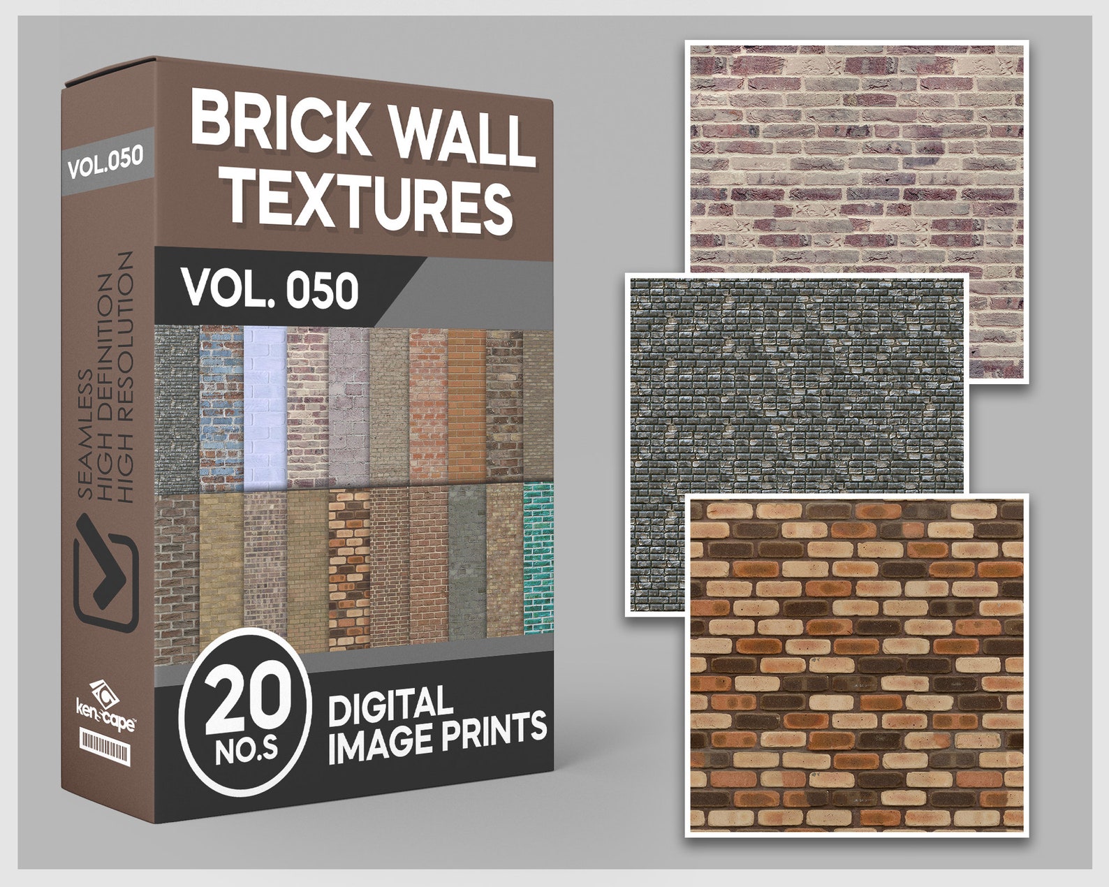 20 Seamless Brick Wall Textures Brick Digital Paper Brick - Etsy