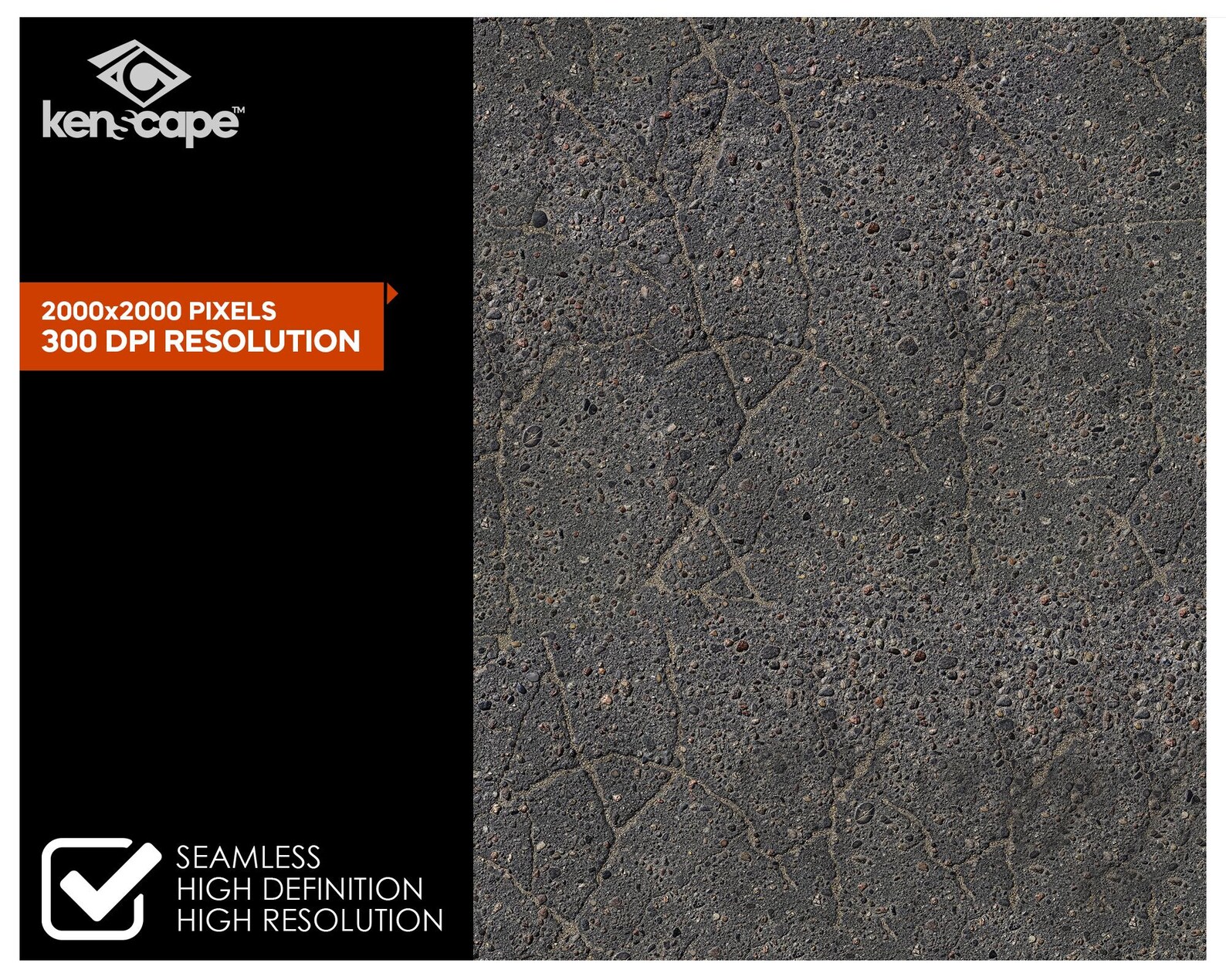 20 Seamless Asphalt Textures, Asphalt Digital Paper, Road Texture ...