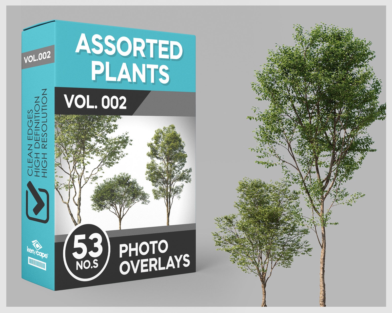 53 Trees Photo Overlays for Photoshop, Trees, Plants, Cutouts ...