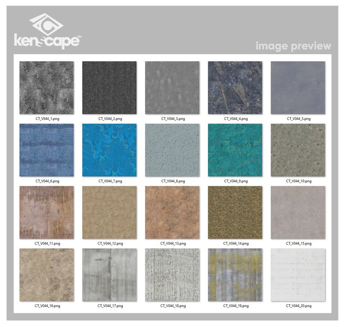 20 Seamless Concrete Textures, Concrete Digital Paper, Concrete ...