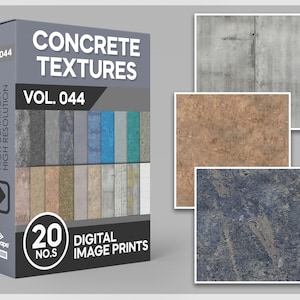 20 Seamless Concrete Textures, Concrete Digital Paper, Concrete ...
