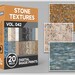 20 Seamless Stone Textures, Stone Digital Paper, Stone Textures, Stone ...