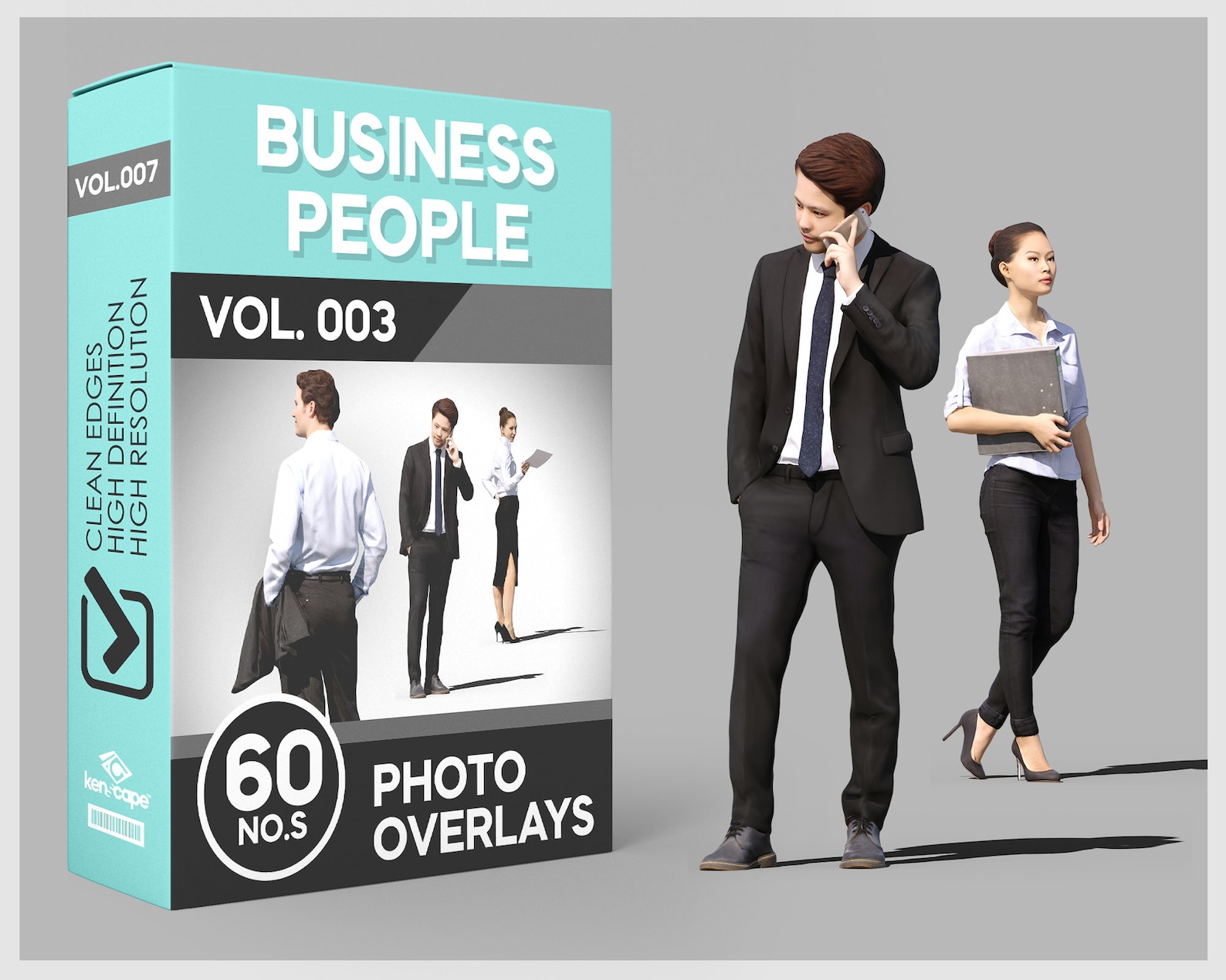 60 Business People With Shadow Photo Overlays for Photoshop, People ...