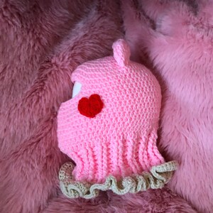 Lovecore Bear Crochet Balaclava custom - Etsy