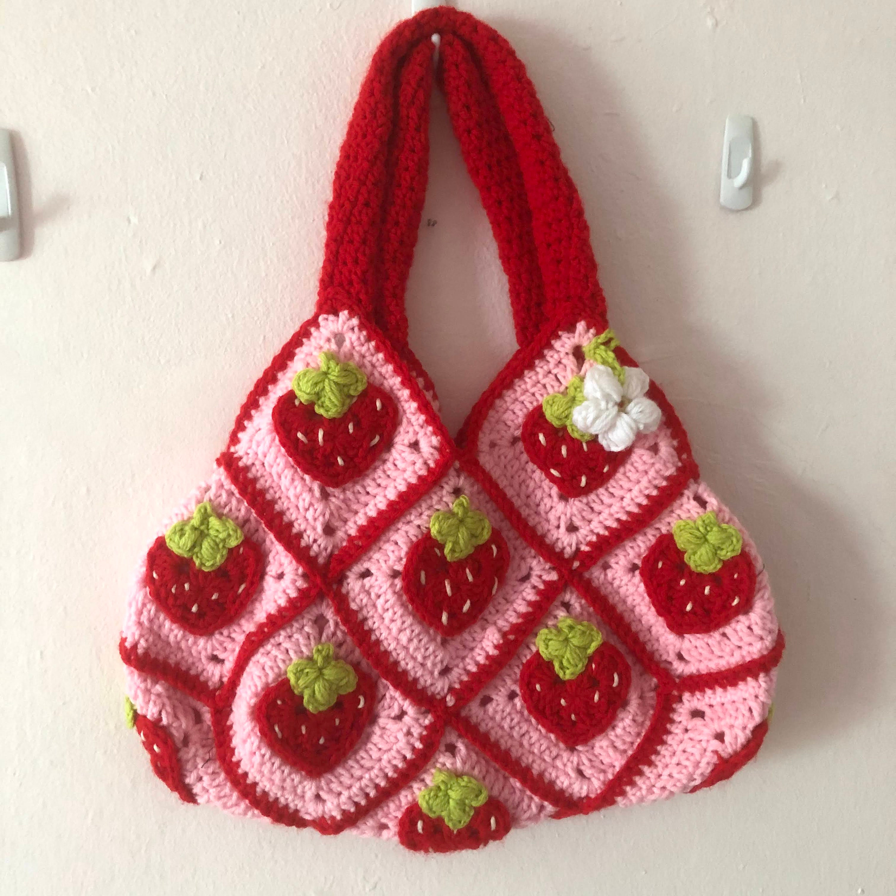 Strawberry Bby Handbag custom - Etsy