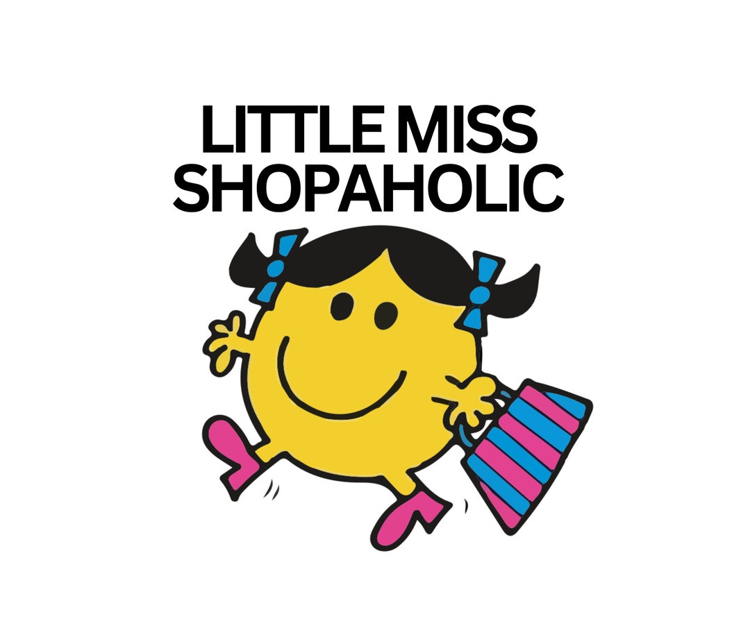 Little Miss Shopaholic, Little Miss, Mr.men Sticker, Meme Sticker ...