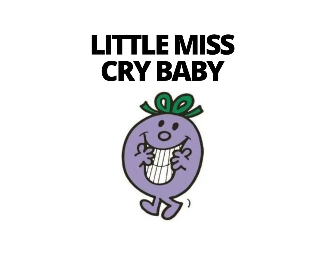 Little Miss Cry Baby, Little Miss, Mr.men Sticker, Meme Sticker, Decal ...
