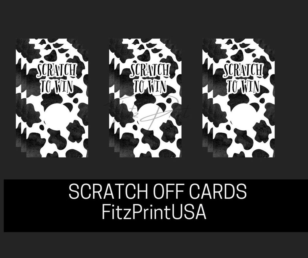 Scratch to Win Scratch off Card, Scratch off Cards, Small Business ...