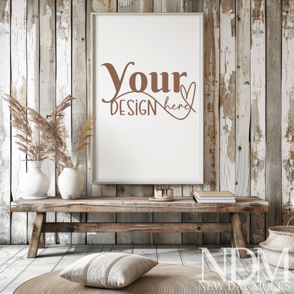 Country Frame Mockup Farm House Mockup Antique Frame Mock up S Mockup ...