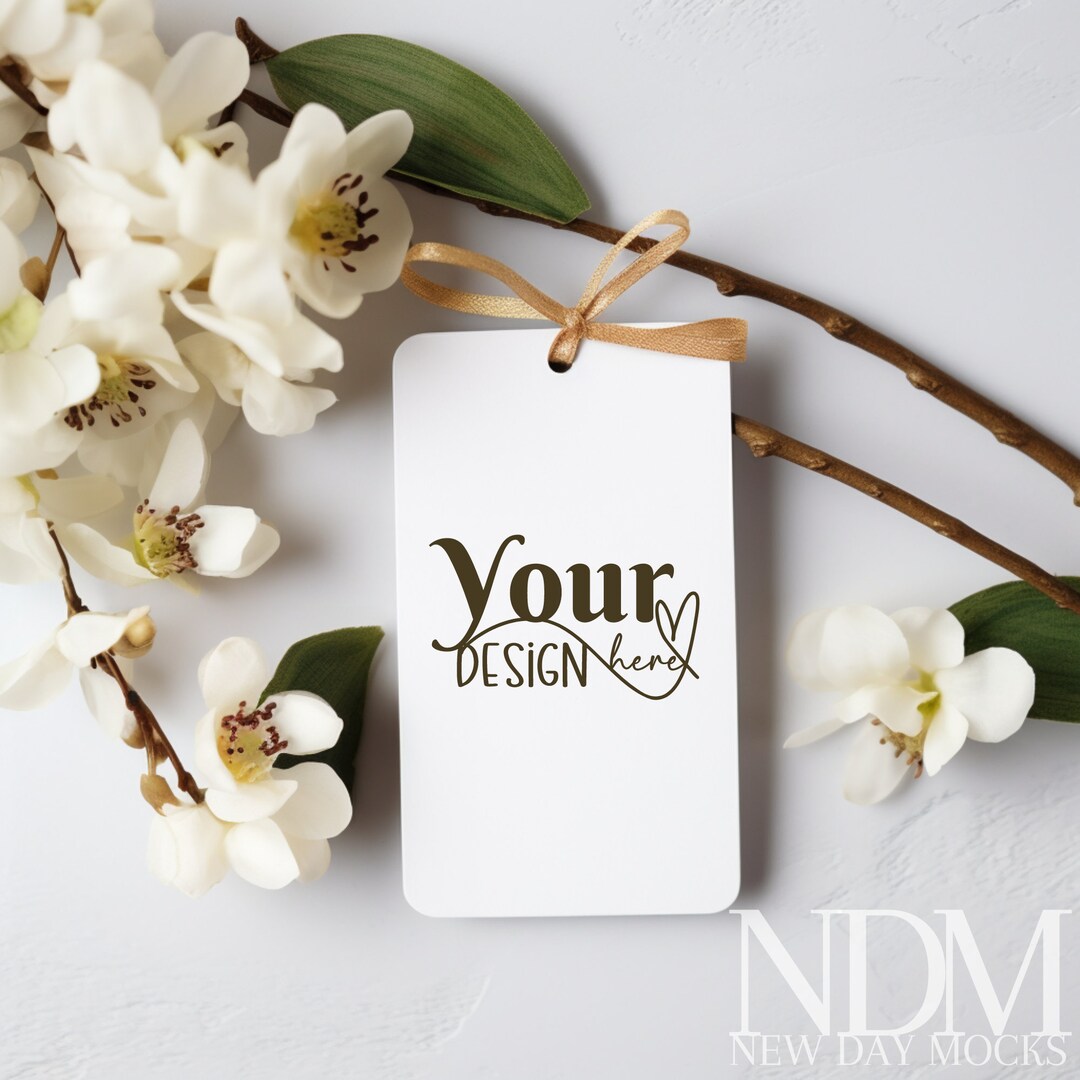 Present Tag Mockup Gift Tag Mock up Label Mock up Tag Mock up Mockup ...
