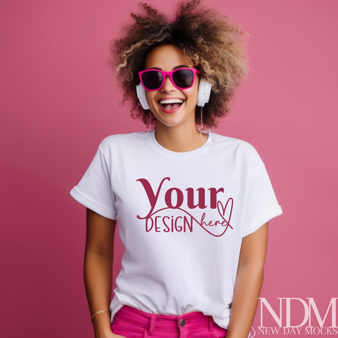 Bella S Mockup White Bella S 3001 Mockup Tshirt Mockup Bundle 80's ...