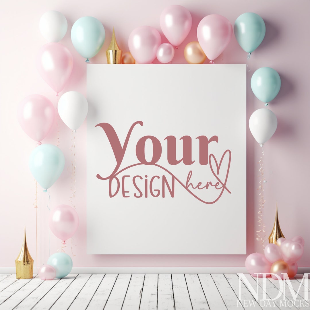 Birthday Canvas Mockup. 2000px X 2000px - Etsy