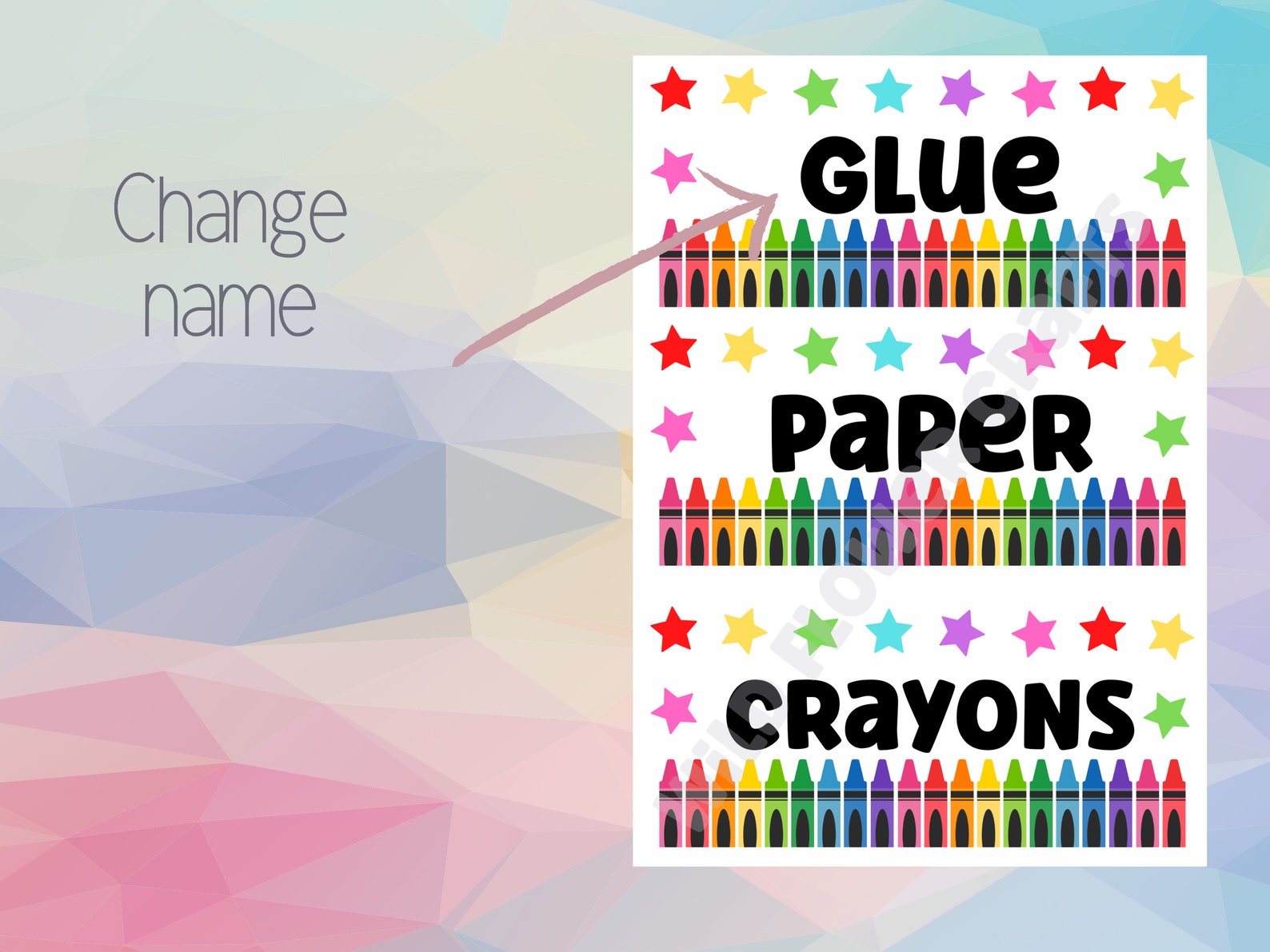 Editable Name Tags Template. A4. Canva Edit - Etsy