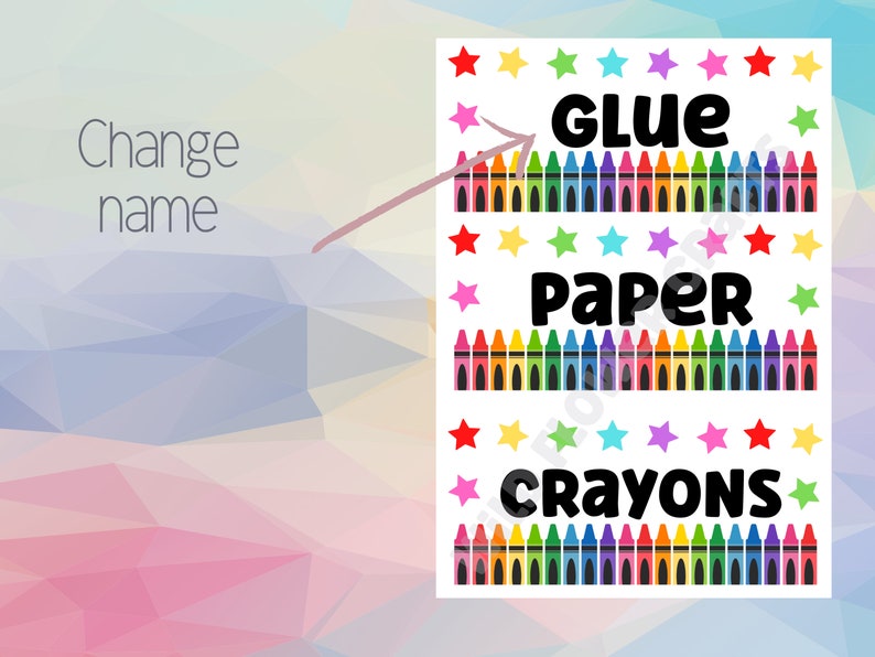 Editable Name Tags Template. A4. Canva Edit - Etsy