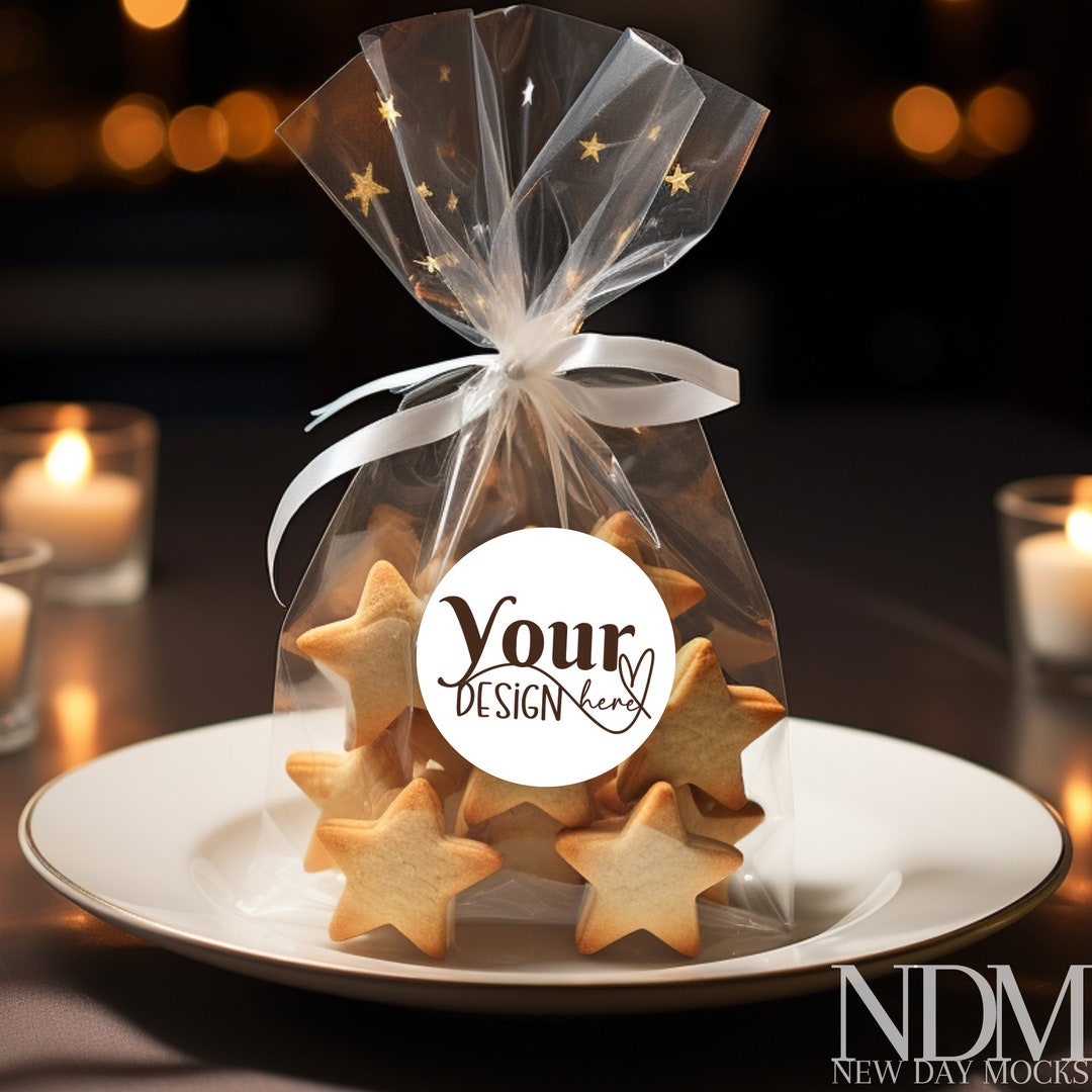 Round Tag Mockup White Sticker Label Mockup Cookie Mockup Favor Mockup ...
