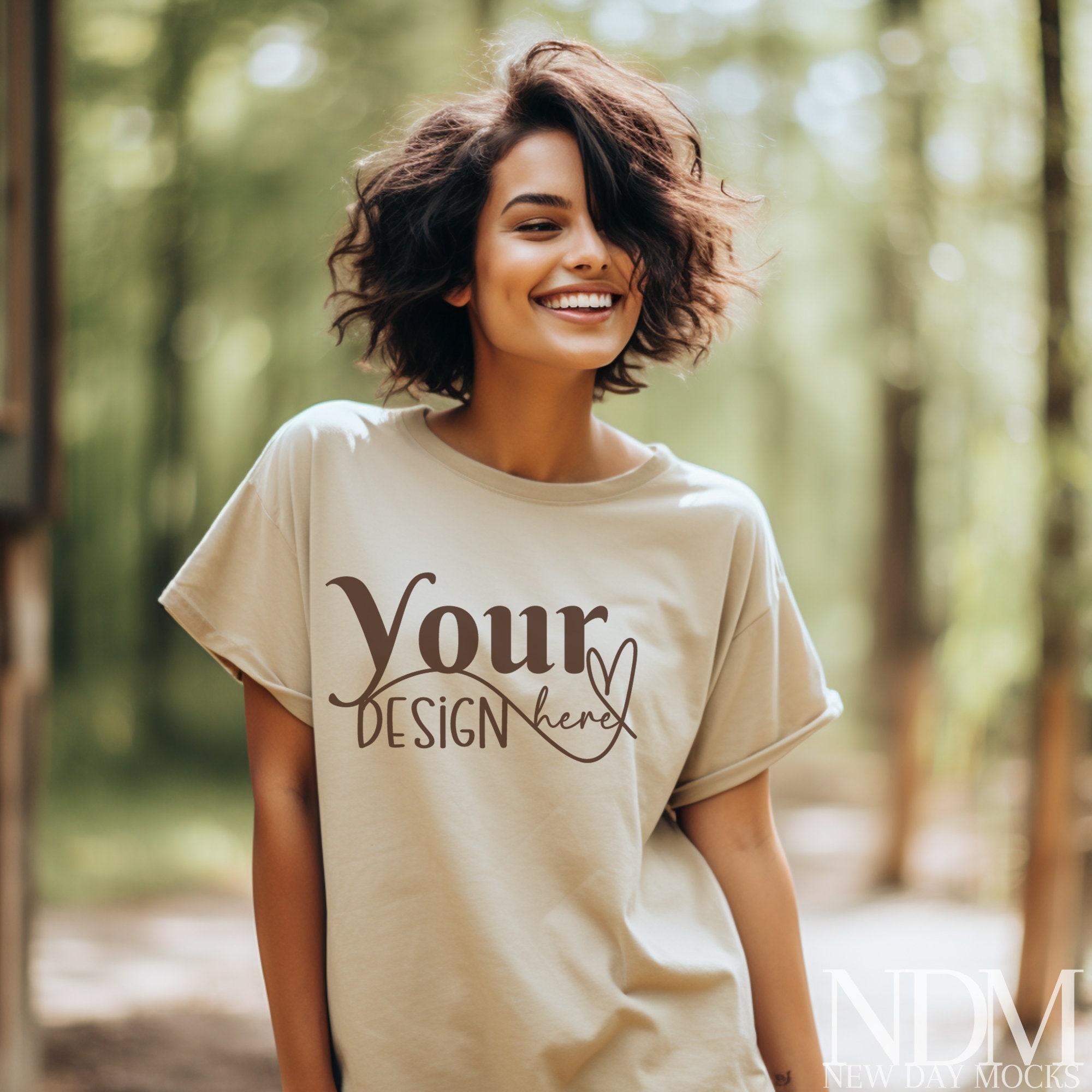 Ivory Comfort Colors C1717 Ivory Mockup Oversized Ivory - Etsy