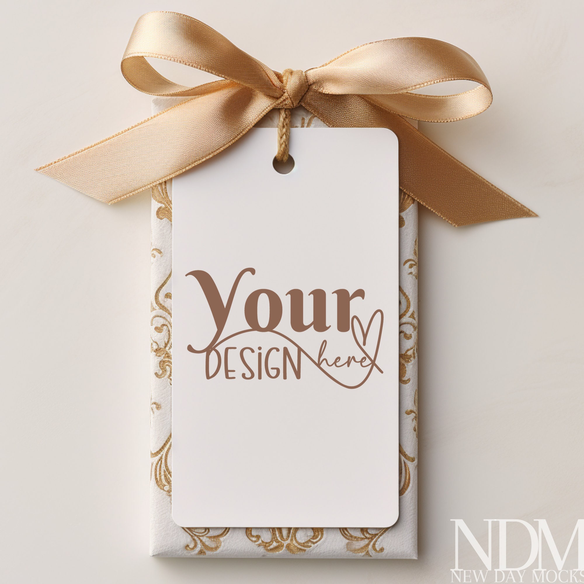 Present Tag Mockup Gift Tag Mock up Label Mock up Tag Mock up Canva ...