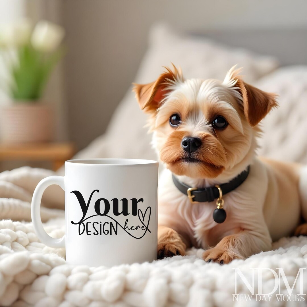 Dog Mug Mockup Coffee Mug Mockup White Ceramic Mug Mock up Mug Mock up ...