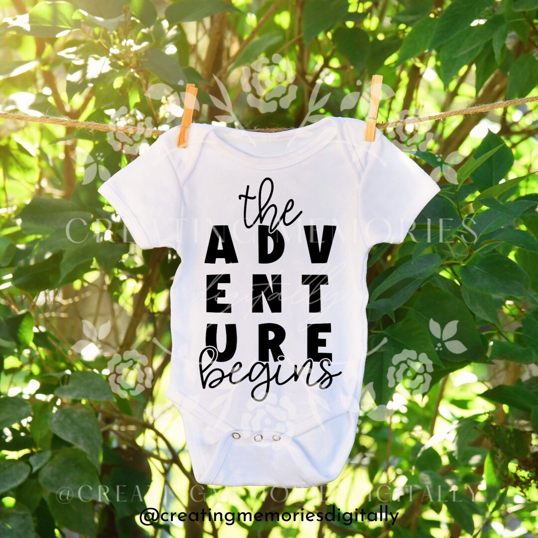 The Adventure Begins Svg, Nature Svg, Baby Svg, Baby Gift Svg, SVG, PNG ...