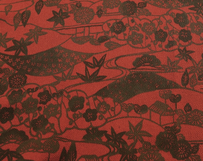 Vintage Kimono Fabric for Crafting, Sewing, Doll Making, Quilting ...